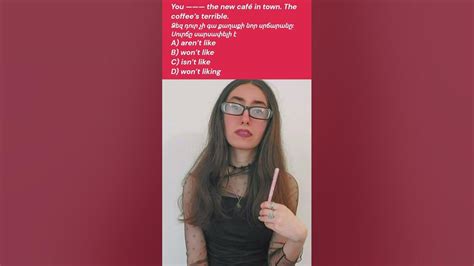 Կռահիր ճիշտ տարբերակը մաս 29 անգլերեն անգլերենիդասընթացներ անգլերենիդասեր Youtube