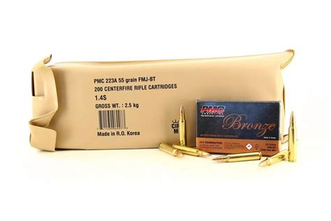 Munitions Pmc Calibre 223 Rem 55gr Battle Pack 200 Cartouche
