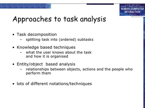 Hci 3e Ch 15 Task Analysis