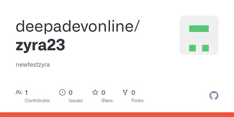 Github Deepadevonline Zyra Newtestzyra