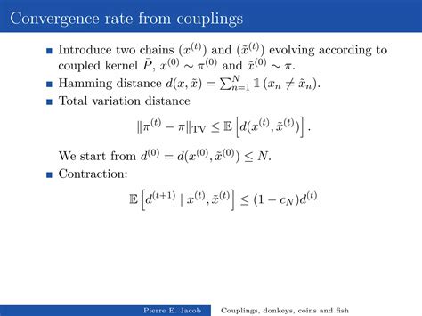 Couplings Of Markov Chains And The Poisson Equation Pdf Physics