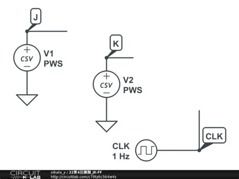 23第14回課題 Jk Ff Circuitlab