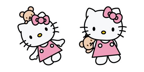 Hello Kitty And Soft Toy Cursor Custom Cursor
