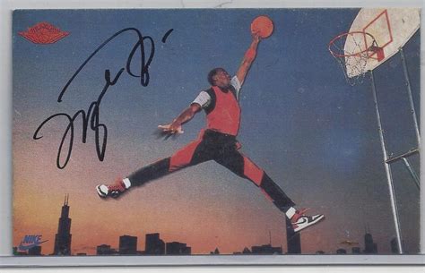 Michael Jordan Signed Michael Jordan Autographed Rookie Card Coa