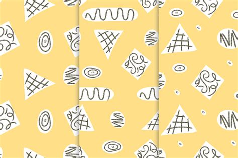 블랙 지그재그 브러시 스트로크와 원활한 원시 민족 패턴세트 개체 그룹에 대한 스톡 벡터 아트 및 기타 이미지 개체 그룹