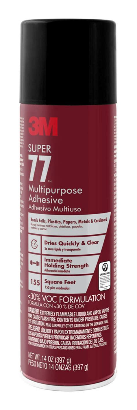 3m Super 77 Multipurpose Adhesive Low Voc 14 Oz