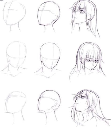 Рисунки аниме поэтапно