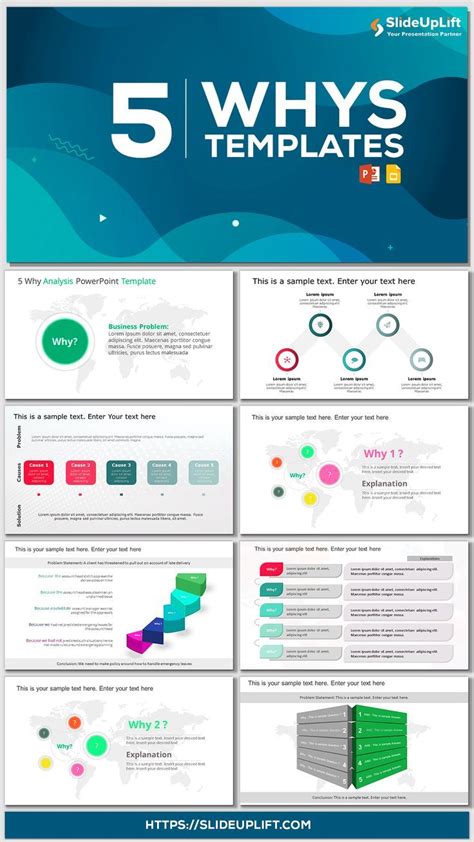 5 Whys Infographics Powerpoint Templates 5 Whys Powerpoint Templates 5 Why Analysis