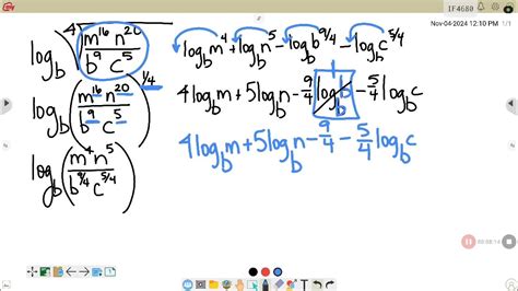 Logarithm Properties Part 2 Youtube