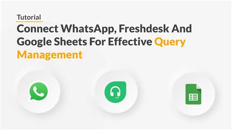 quickwork tutorial whatsapp for customer query management youtube