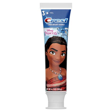 Crest Moana Bubble Gum Toothpaste Fluoride Anticavity 4 2 Oz Disney Princess