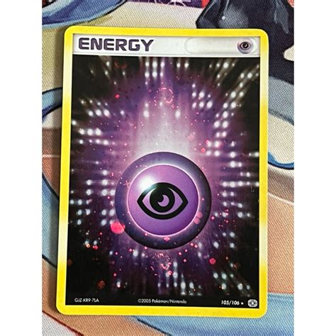 Pokemon Tcg Ex Emerald Psychic Energy 105106 Holo Rare Shopee