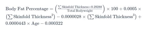 Calculating Body Fat Percentage Correctly Fresh Life