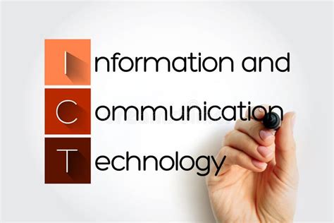 Ict Information And Communication Technology Set Of Technological Tools And Resources Used To
