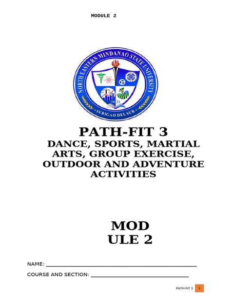 module 2 in path fit 3 pdf dances