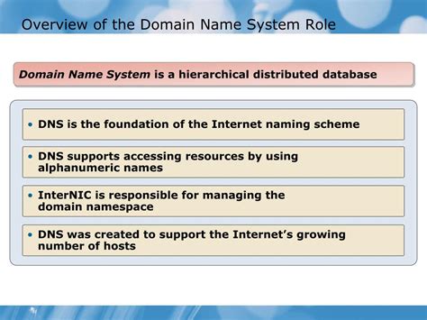 ppt module 2 configuring and troubleshooting dns powerpoint