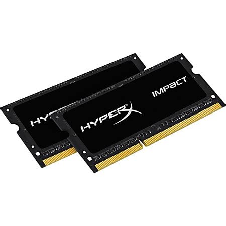 HyperX Impact 16GB DDR3 SDRAM Memory Module For Notebook 16 GB 2 X 8 GB DDR3 1600PC3 12800 DDR3