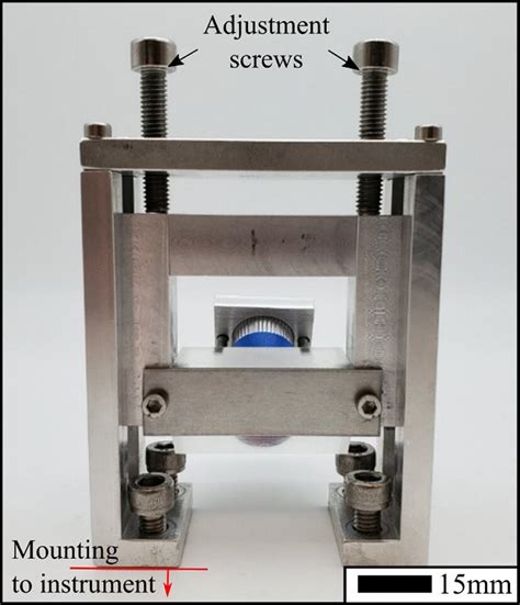 The Transmitting Transducer Assembly There Are Four Bolts At The Download Scientific Diagram