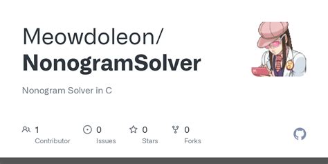 github meowdoleon nonogramsolver nonogram solver in c