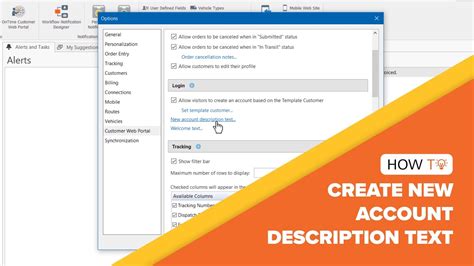 How To Create New Account Description Text – An OnTime 360 Guide - YouTube