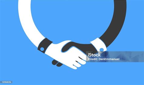 핸드셰이크 컨셉 벡터 아이콘입니다 스톡 벡터 일러스트레이션 개념에 대한 스톡 벡터 아트 및 기타 이미지 개념 계약서 곡선 Istock