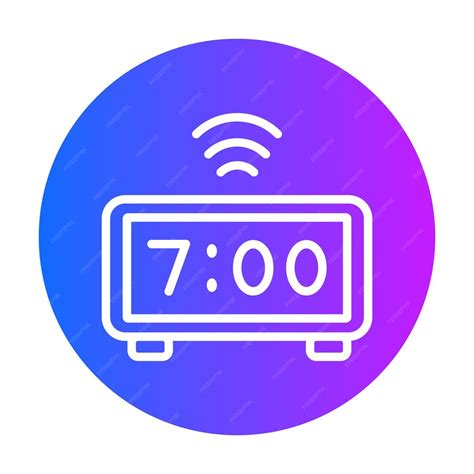 Premium Vector Digital Clock Vector Illustration