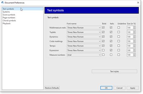 Preferences Smartscore 64 Guitar Ne Online Help
