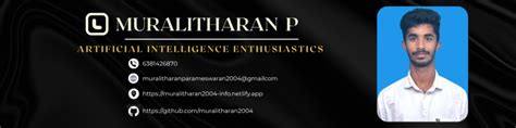 Muralitharan P Tiruchirappalli Tamil Nadu India Professional