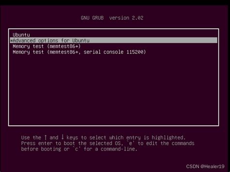 Linux中修改系统启动项grub修改grub Csdn博客