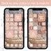 NUDE Theme Ios App Icons Neutral Nude Pink IPhone App Icons Home Screen Icon Aesthetic