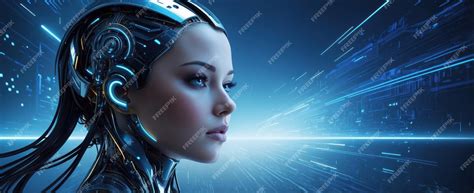 Premium Photo Fusion Of Human And Machine Technology Integrated With The Human Body Visually