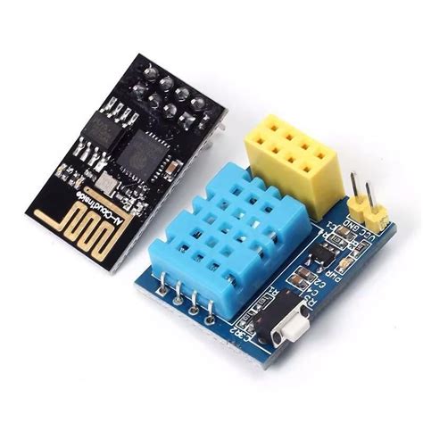 二合一 esp 01 dht11 溫濕度wifi整合模組 快速完成遠端監控 esp 01s 也適用 arduino 蝦皮購物