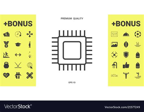 Cpu Symbol Icon Royalty Free Vector Image Vectorstock Cpu Symbol Icon Royalty Free Vector Image Vectorstock