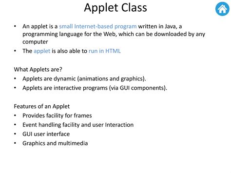Java Applet Introduction Pptx Programming Languages Computing