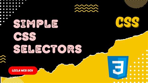 5 css selectors universal element class id and attribute selectors
