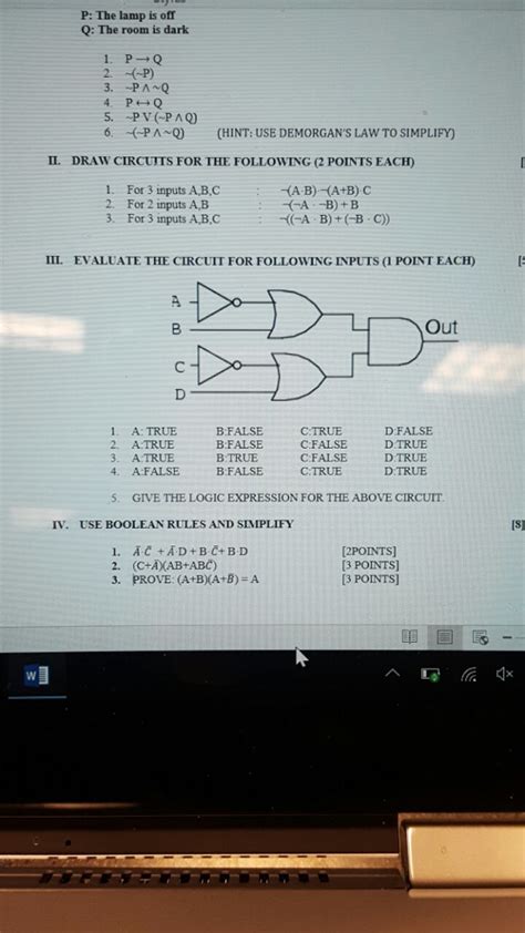 Solved Draw Circuits For The Following For Inputs A B Chegg