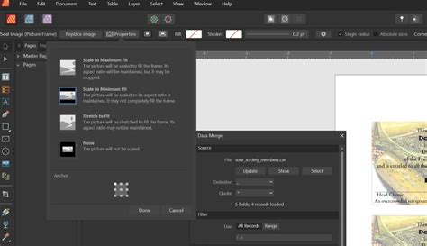 Affinity Publisher V240 Data Merge Image Does Not Show When