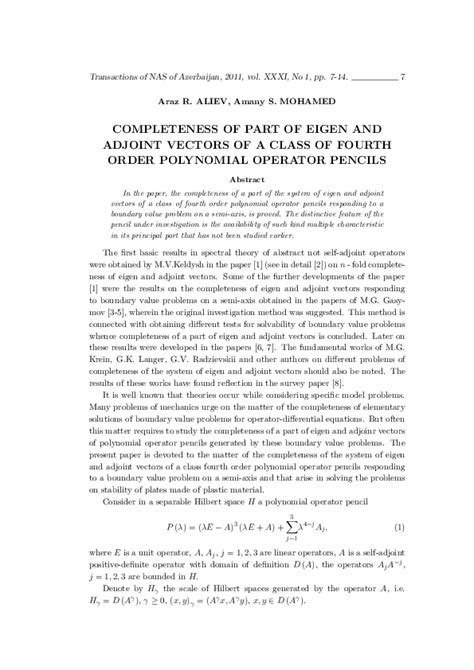 Completeness Of Part Of Eigen And Adjoint Vectors Of A Class Of Fourth Order Polynomial Operator
