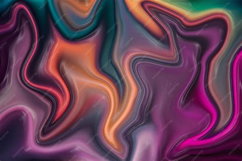 premium vector curve dynamic fluid liquid shiny fabric texture