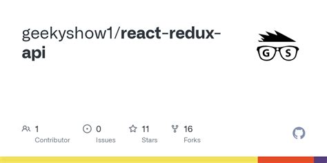 Github Geekyshow1react Redux Api