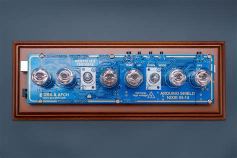 Nixie Tubes Clock Arduino Shield Ncs314 For In 14 Nixie Tubes On A