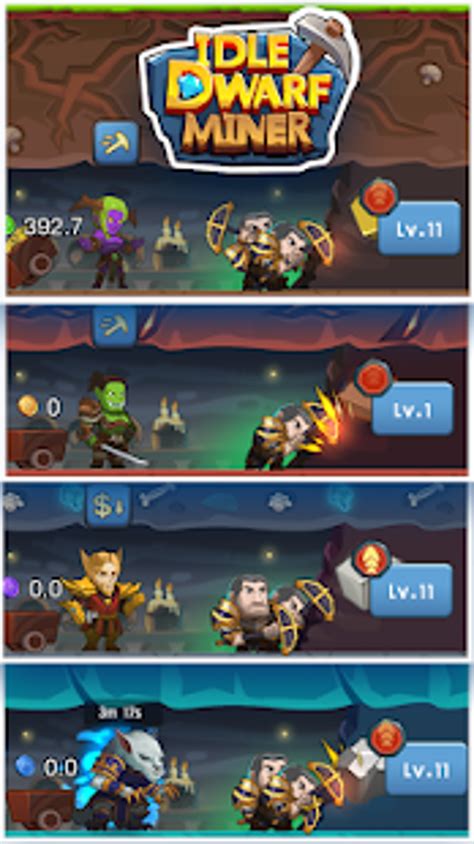 Idle Dwarf Miner สำหรับ Android ดาวน์โหลด