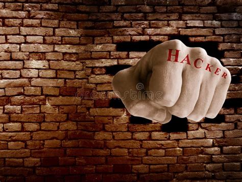 Firewall Breach Concept Stock Illustration Illustration Of Isolated 9896120