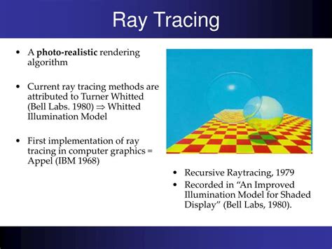 ppt ray tracing powerpoint presentation free download id 547471