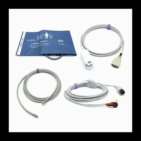 Other Zoll Bundle Nibp Cuff Hose Masimo Spo2 3 Lead Ecg Cables