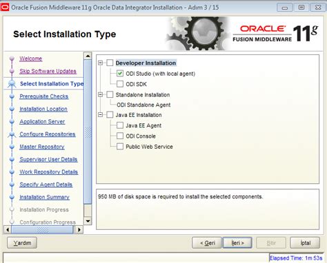 Oracle Data Integrator Kurulumu Mustafa Bektaş Tepe Mustafa Bektaş Tepe