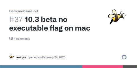103 Beta No Executable Flag On Mac · Issue 37 · Derkounbsnes Hd · Github