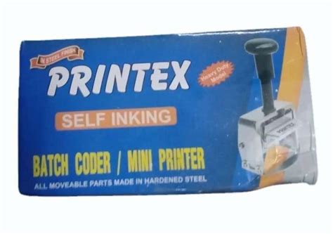 90 piece min printex batch coder mini printer 6555p at rs 2400 piece