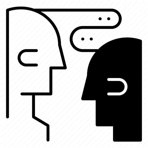 Brain Communication Human Interaction Icon