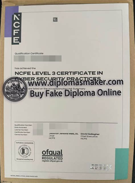 How To Buy A Fake Ncfe Level 3 Certificate Online